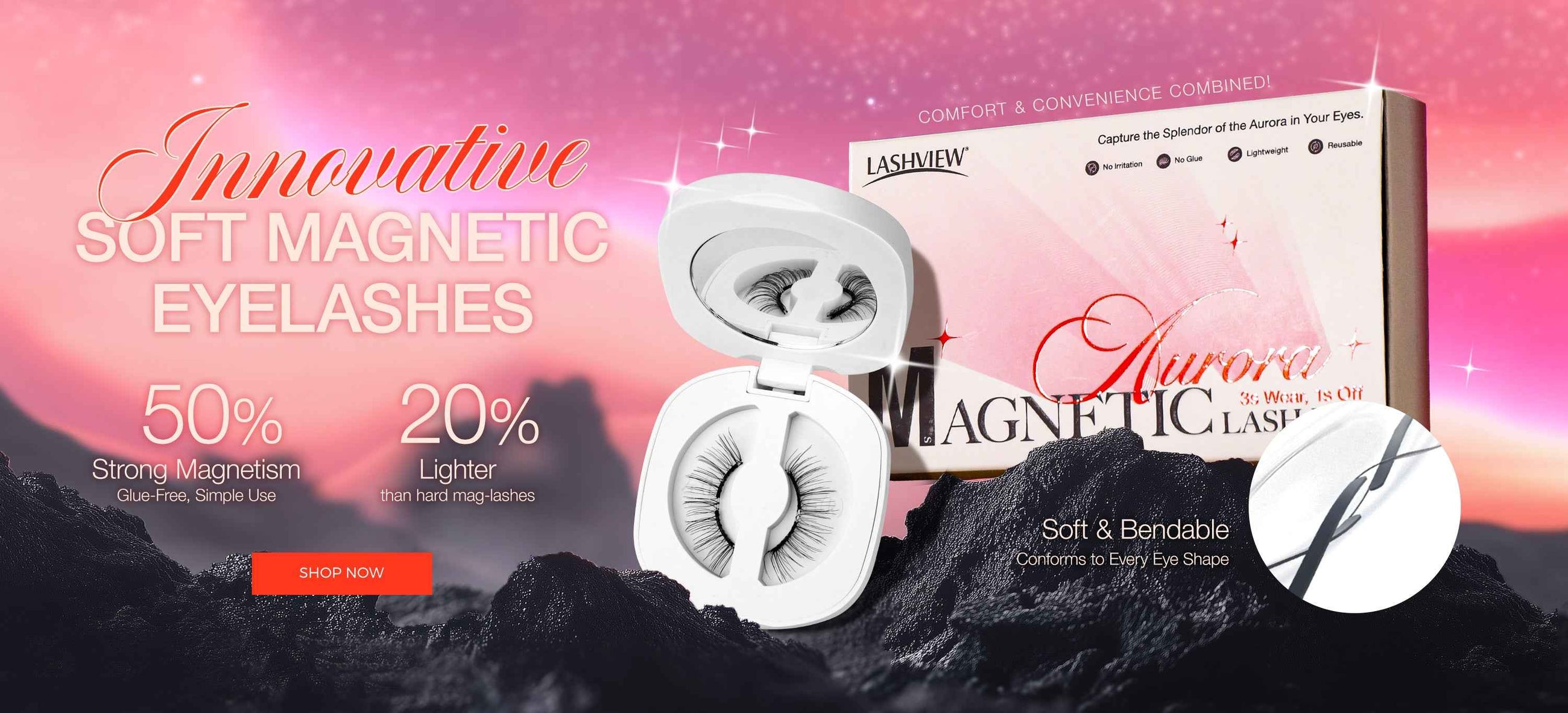LASHVIEW LASHES: Soft Magnetic Lashes at Home – Lashview Lashes