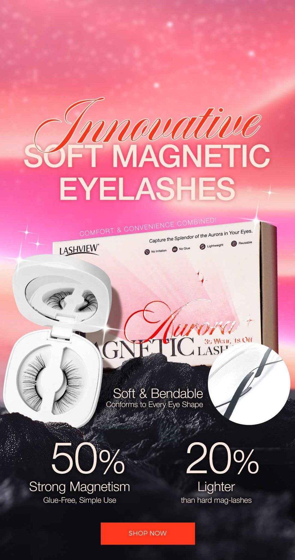 LASHVIEW LASHES: Soft Magnetic Lashes at Home – Lashview Lashes